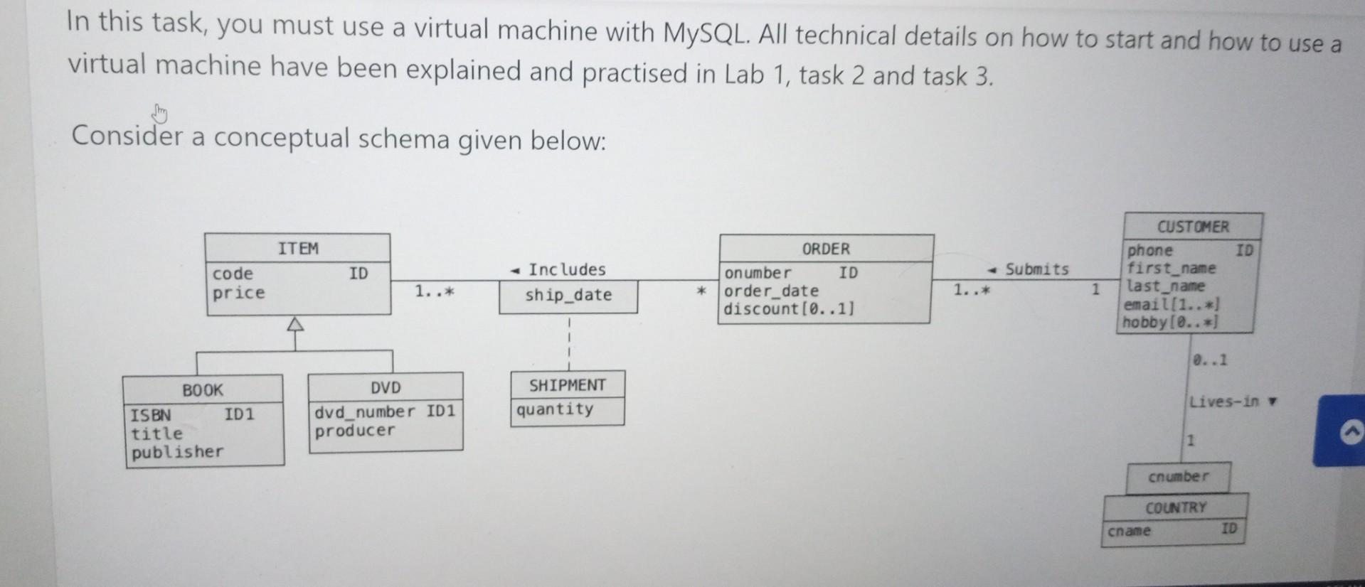 Solved In this task, you must use a virtual machine with | Chegg.com