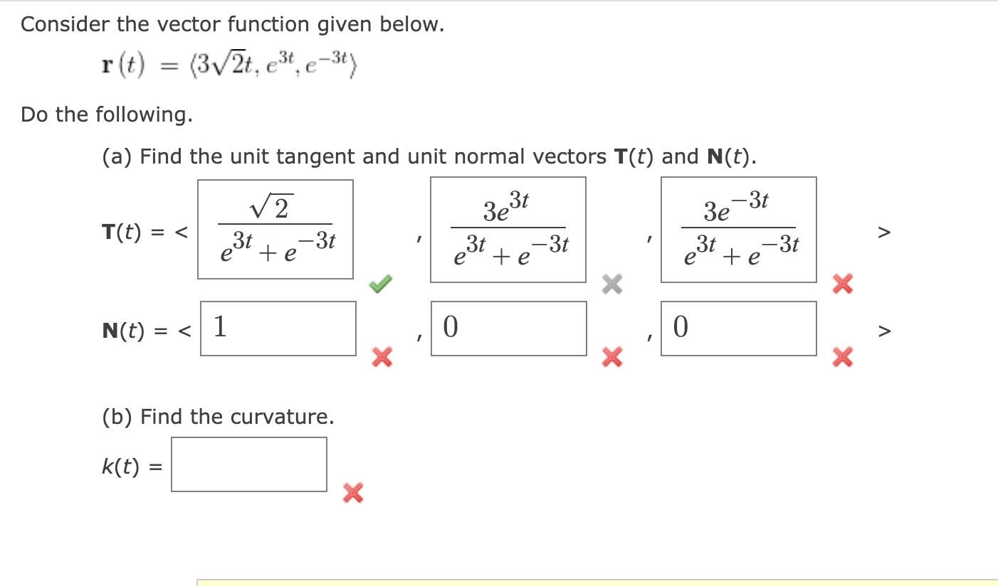 Solved Consider the vector function givenDo the | Chegg.com
