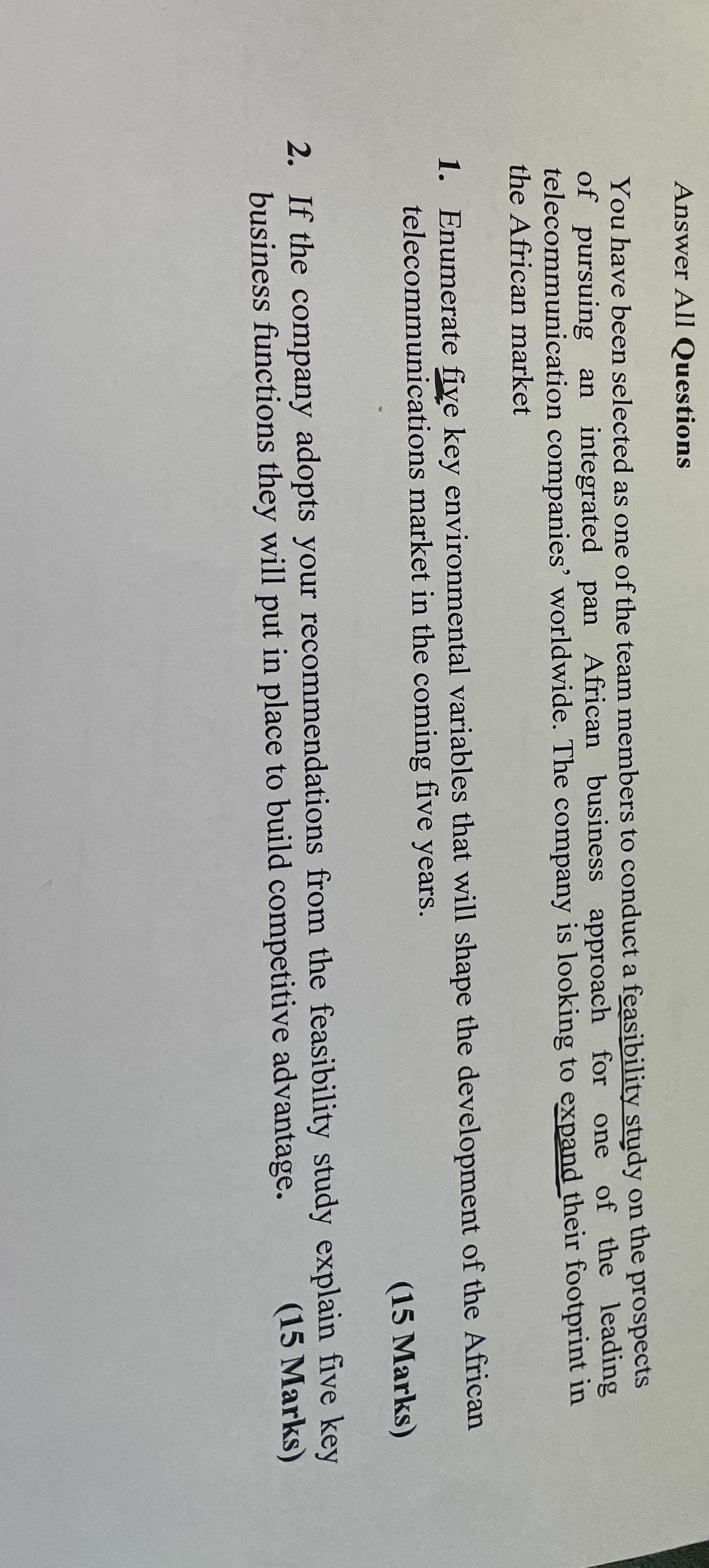 [Solved]: Answer All Questions You have been selected as one