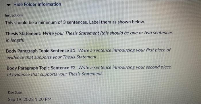 Instructions This should be a minimum of 3 sentences. | Chegg.com