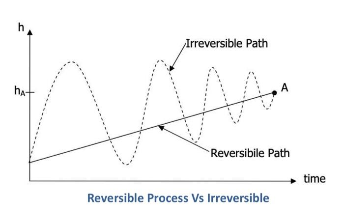 Solved ha Irreversible Path hat A A Reversibile Path time | Chegg.com
