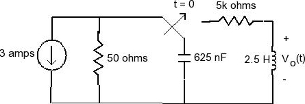 Solved Determine V sub 0 (t). | Chegg.com