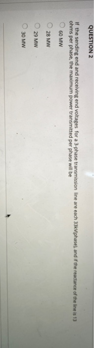 Solved QUESTION 2 If the sending end and receiving end | Chegg.com
