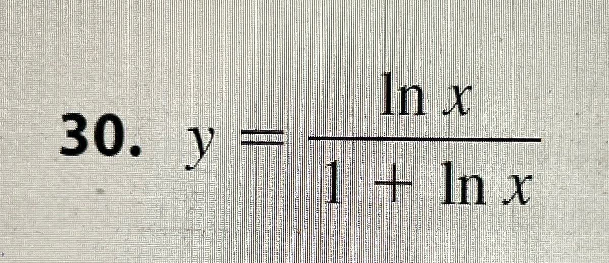 Solved y=lnx1+lnxFind y' ﻿and y". | Chegg.com