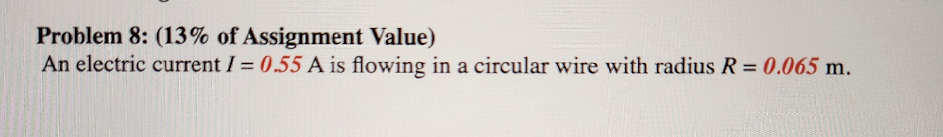 Solved Problem 8: (13% ﻿of Assignment Value)An electric | Chegg.com