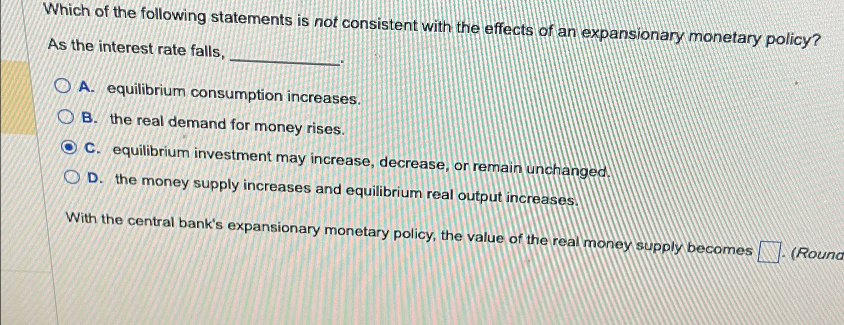 Solved Which of the following statements is not consistent | Chegg.com