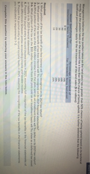 Solved Saved Help Save & EX Chec Tru Developers, Inc., sells | Chegg.com