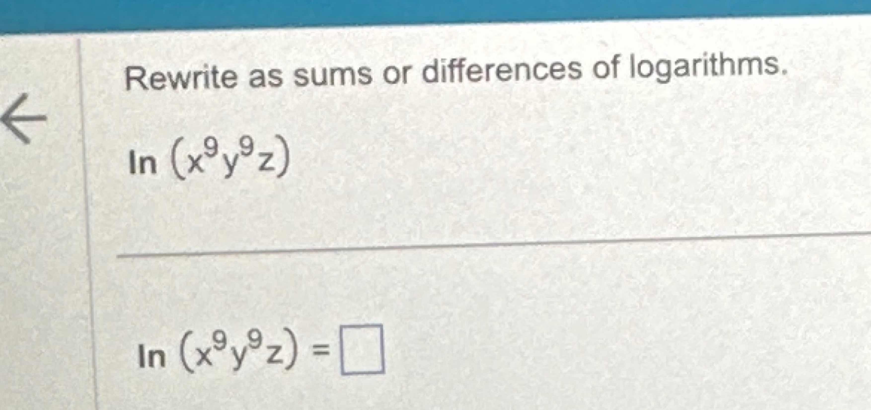 Solved Rewrite as sums or differences of | Chegg.com