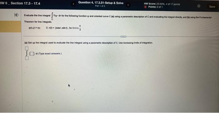 Solved Evaluate the line integral ∫C∇q⋅ dr for the following | Chegg.com