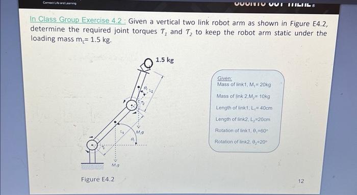 Solved In Class Group Exercise 4.2: Given a vertical two | Chegg.com