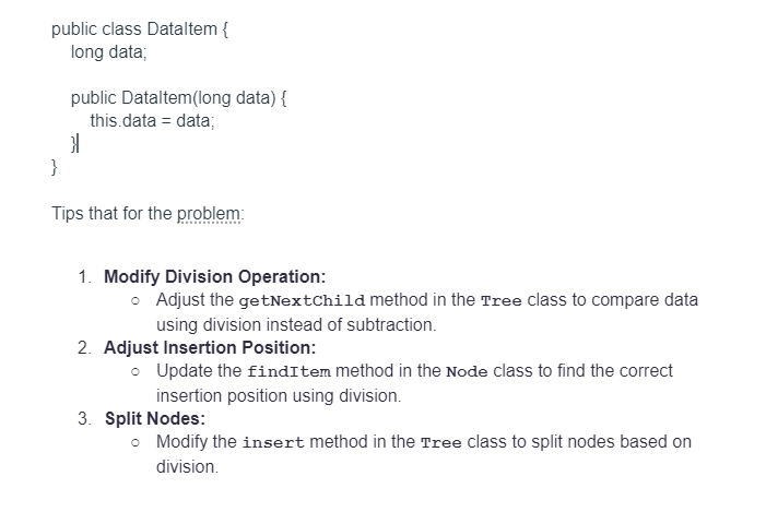 Solved Use the code for 2-3-4 ﻿Trees I provided and modify | Chegg.com