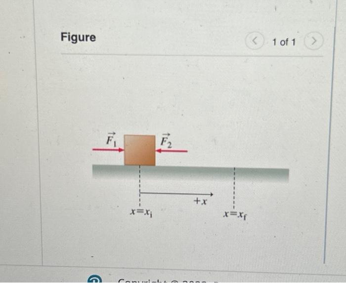 Solved Find the work W1 done on the block by the force of | Chegg.com