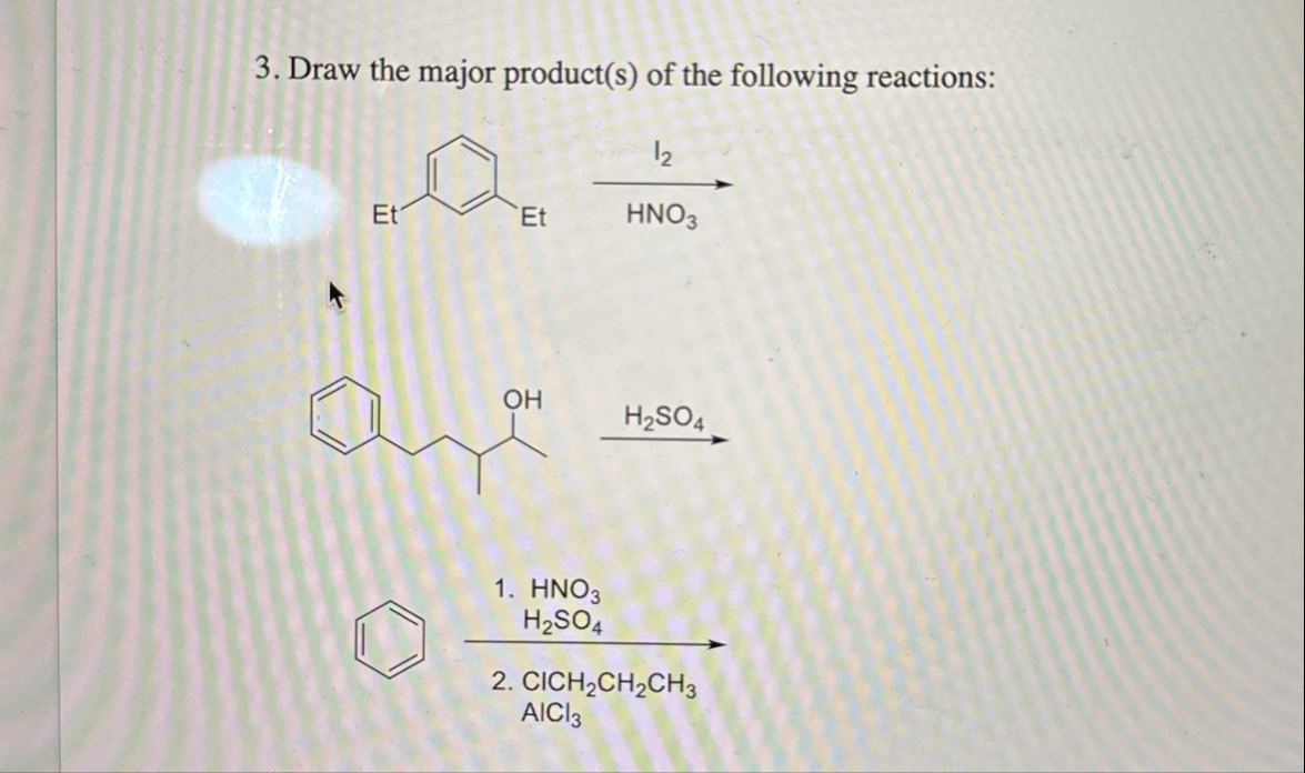 [Solved]: Draw the major product(s) of the following reactio