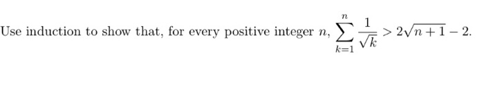 Solved Use induction to show that, for every positive | Chegg.com