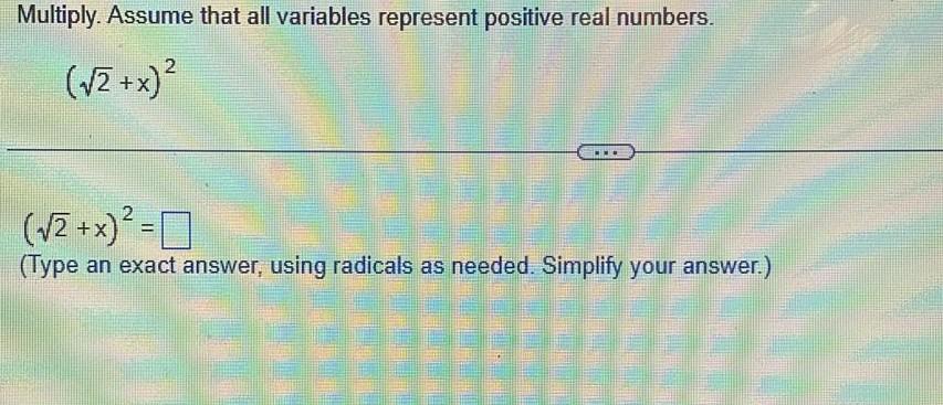 Solved Multiply. Assume that all variables represent | Chegg.com