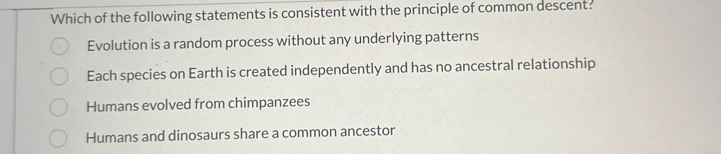 Solved Which of the following statements is consistent with | Chegg.com
