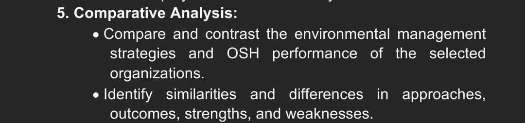 Solved Comparative Analysis:Compare and contrast the | Chegg.com