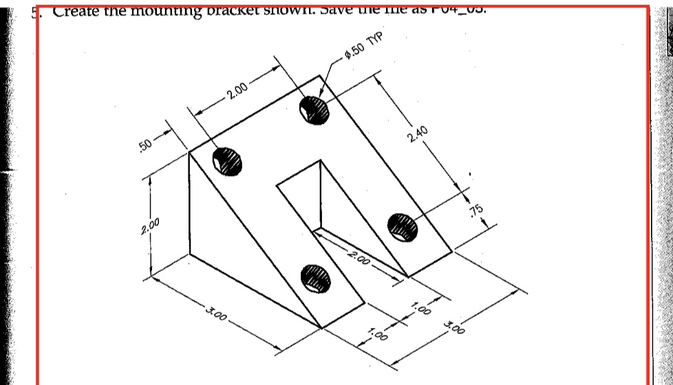 Solved How to draw on autocad 3d? | Chegg.com