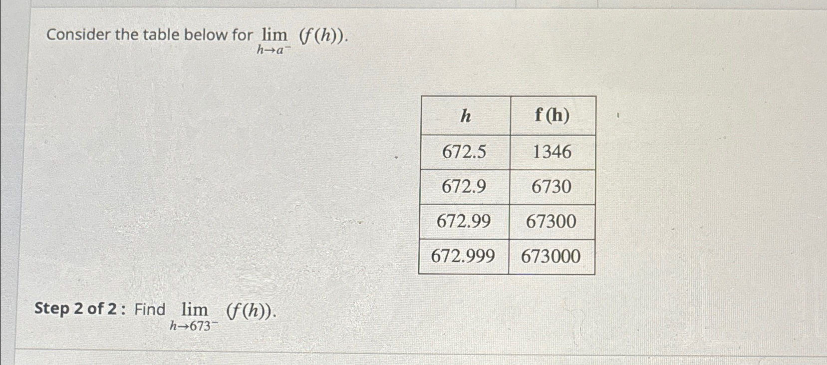 Solved Consider the table below for | Chegg.com