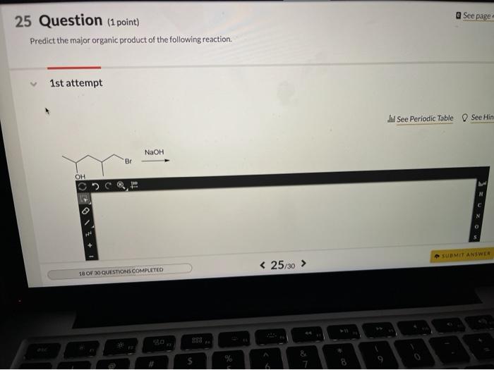 Solved See page 25 Question (1 point) Predict the major | Chegg.com