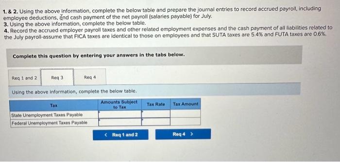 Solved Exercise 9-10 (Algo) Recording payroll LO P2, P3 The | Chegg.com Solved Exercise 9-10 (Algo) Recording payroll LO P2, P3 The | Chegg.com