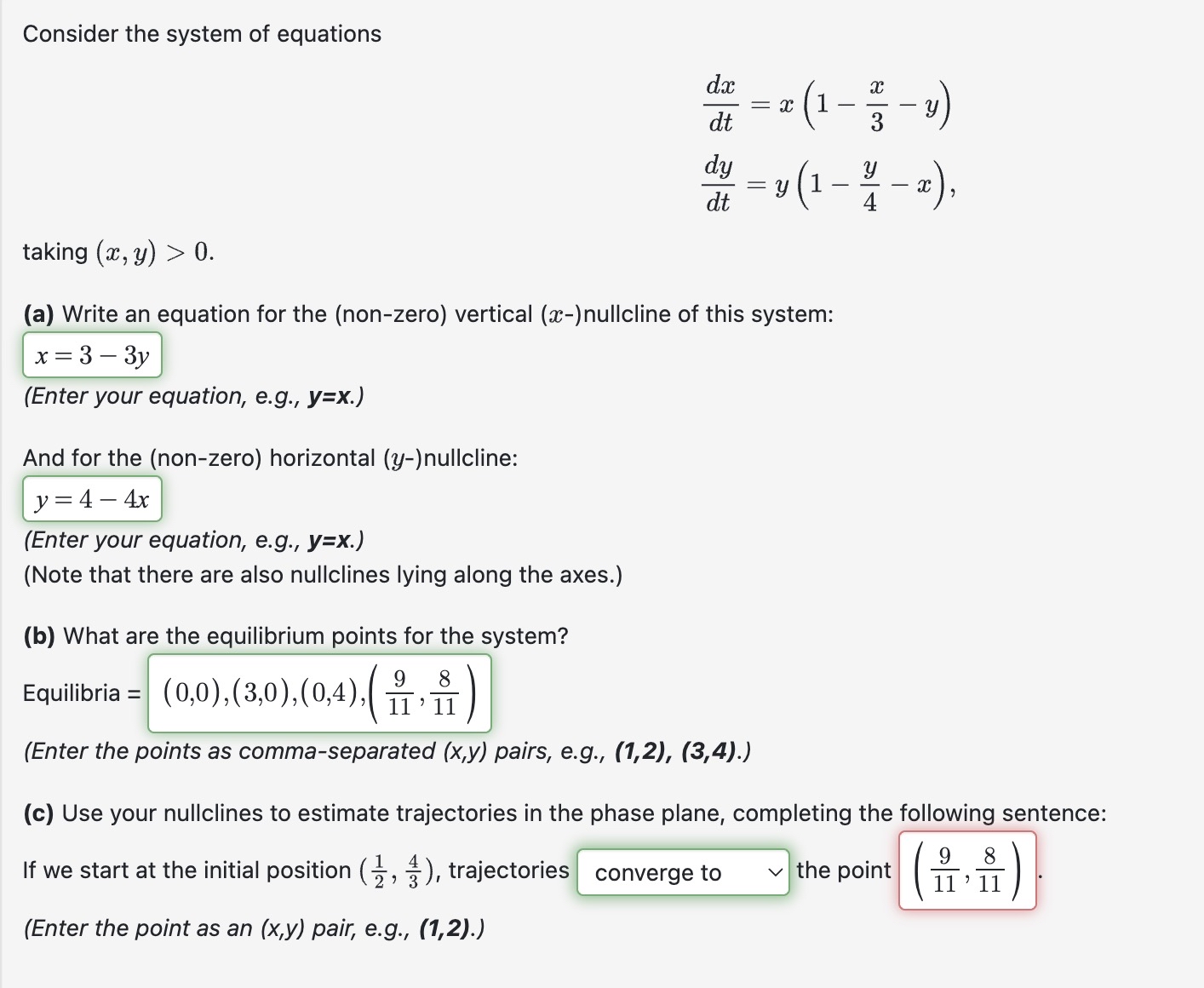 Solved Consider the system of | Chegg.com