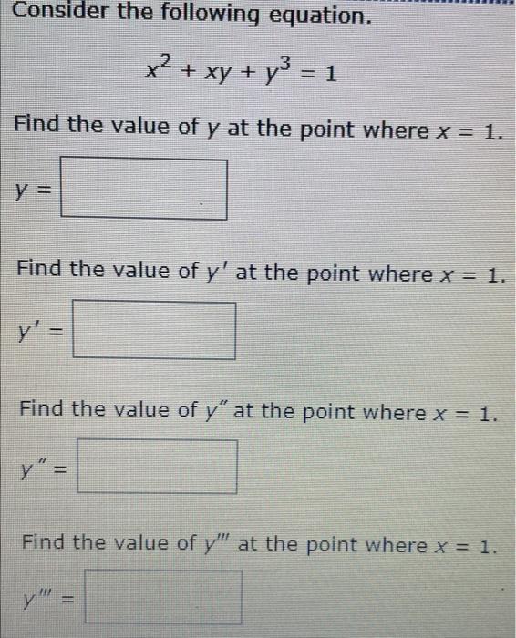 Solved Find y′ and y′′ by implicit differentiation. Simplify | Chegg.com