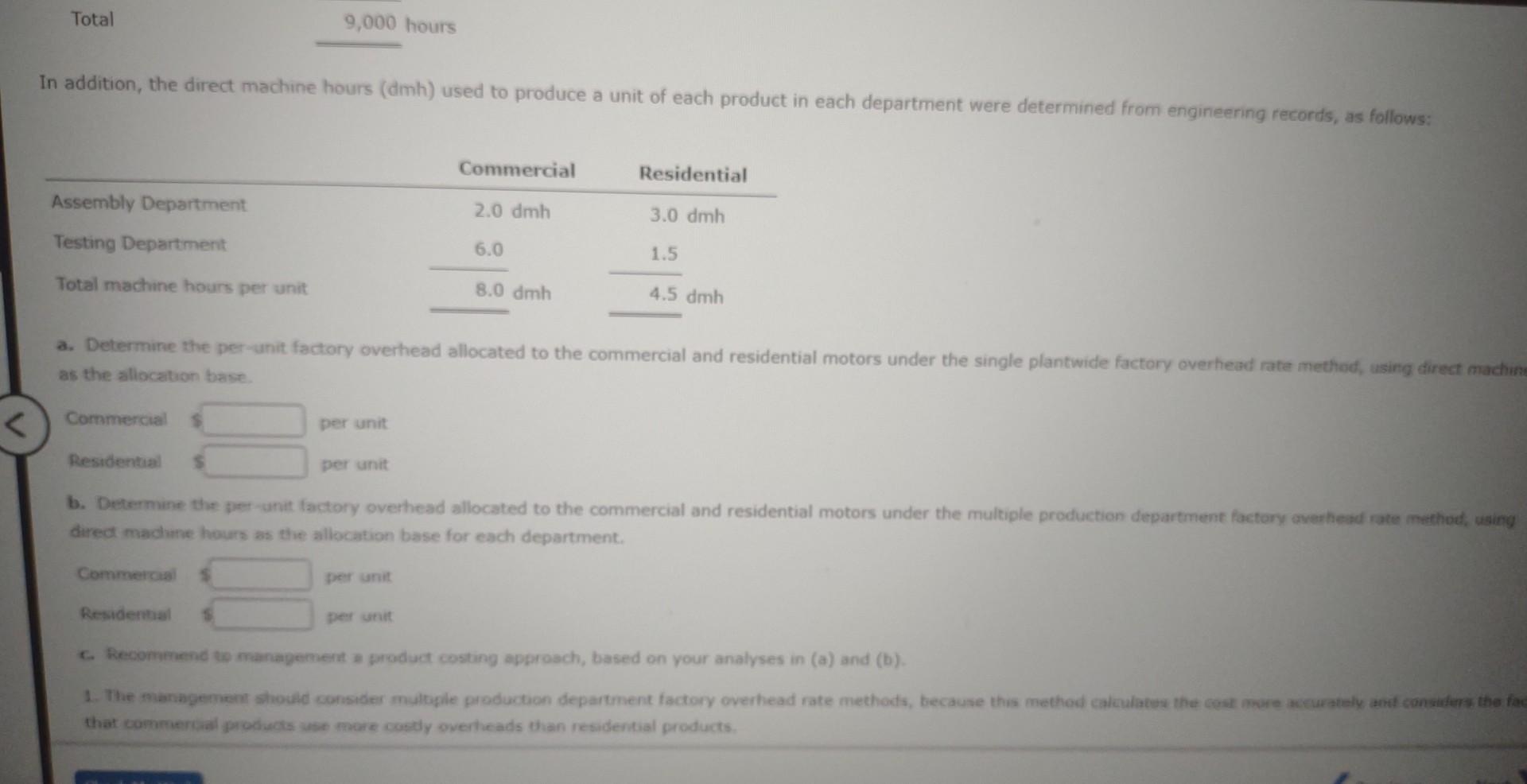 Solved Single Plantwide and Multiple Production Department | Chegg.com