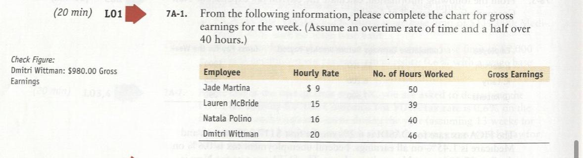 Solved Solve problems 7A-1 ﻿page, 271 ﻿from text book. From | Chegg.com