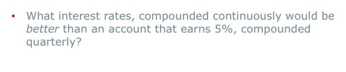 Solved When comparing two accounts, we should always compare | Chegg.com