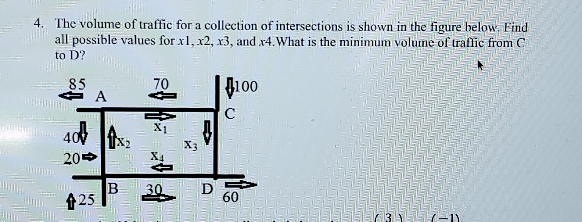 Solved The volume of traffic for a collection of | Chegg.com