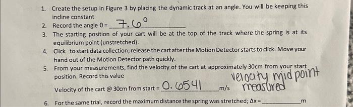Analysis Part A: 1. How does you calculated KE at the | Chegg.com