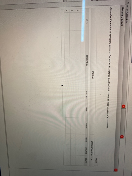 Solved Instruction The following errors took place in | Chegg.com
