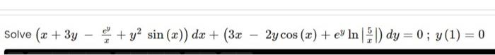 Solved HELP ASAPPlease solve for the first order | Chegg.com