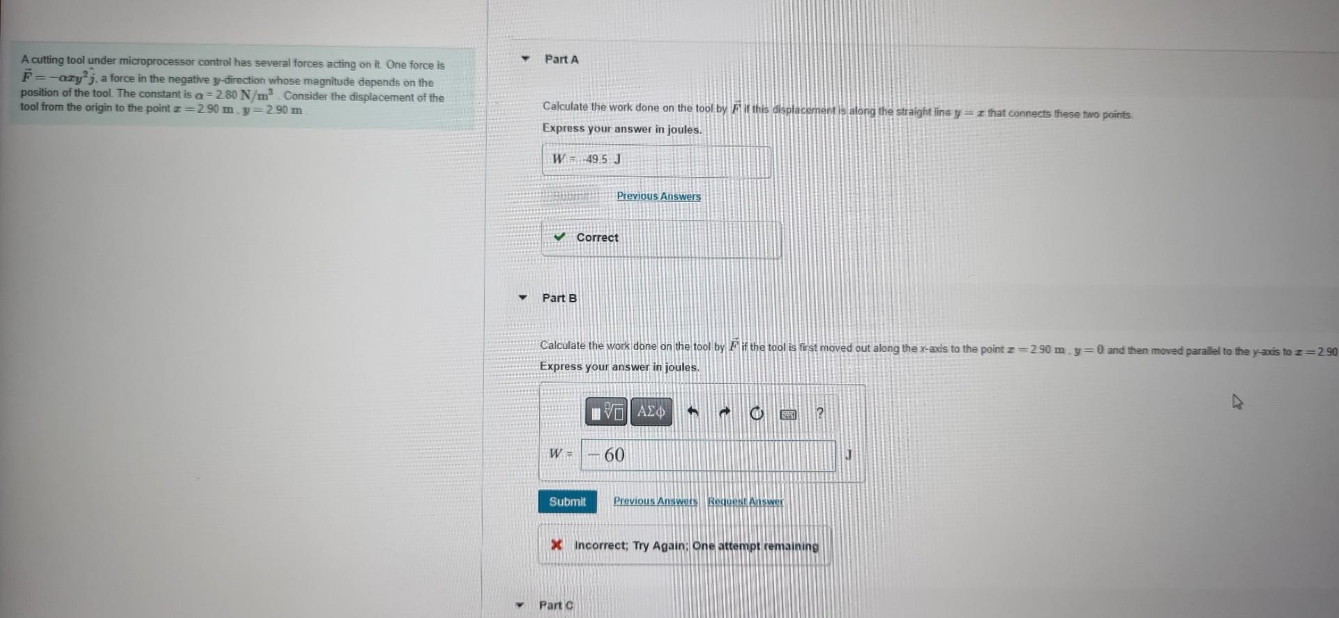 Solved A cutting tool under microprocessor control has | Chegg.com