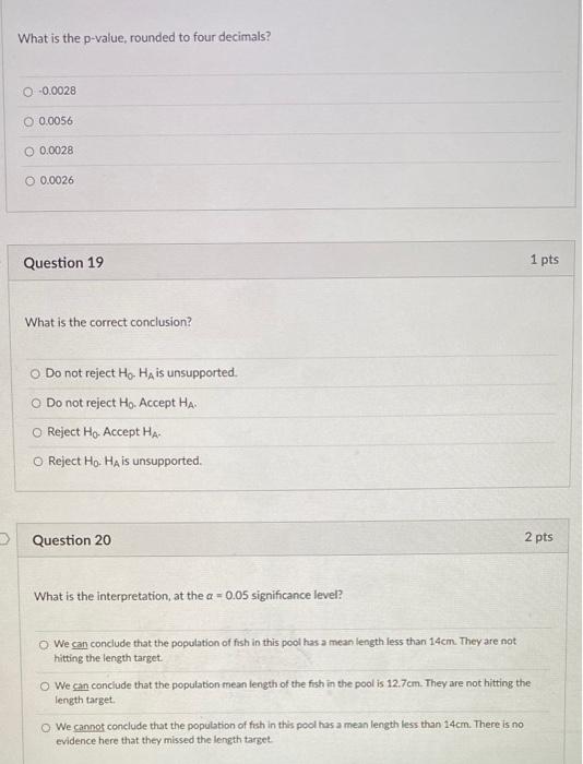 Solved ifi 1For questions 13 through 20 , refer to the | Chegg.com