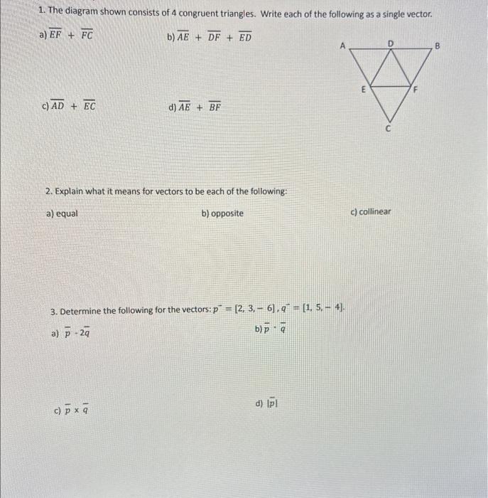 Solved 1. The diagram shown consists of 4 congruent | Chegg.com
