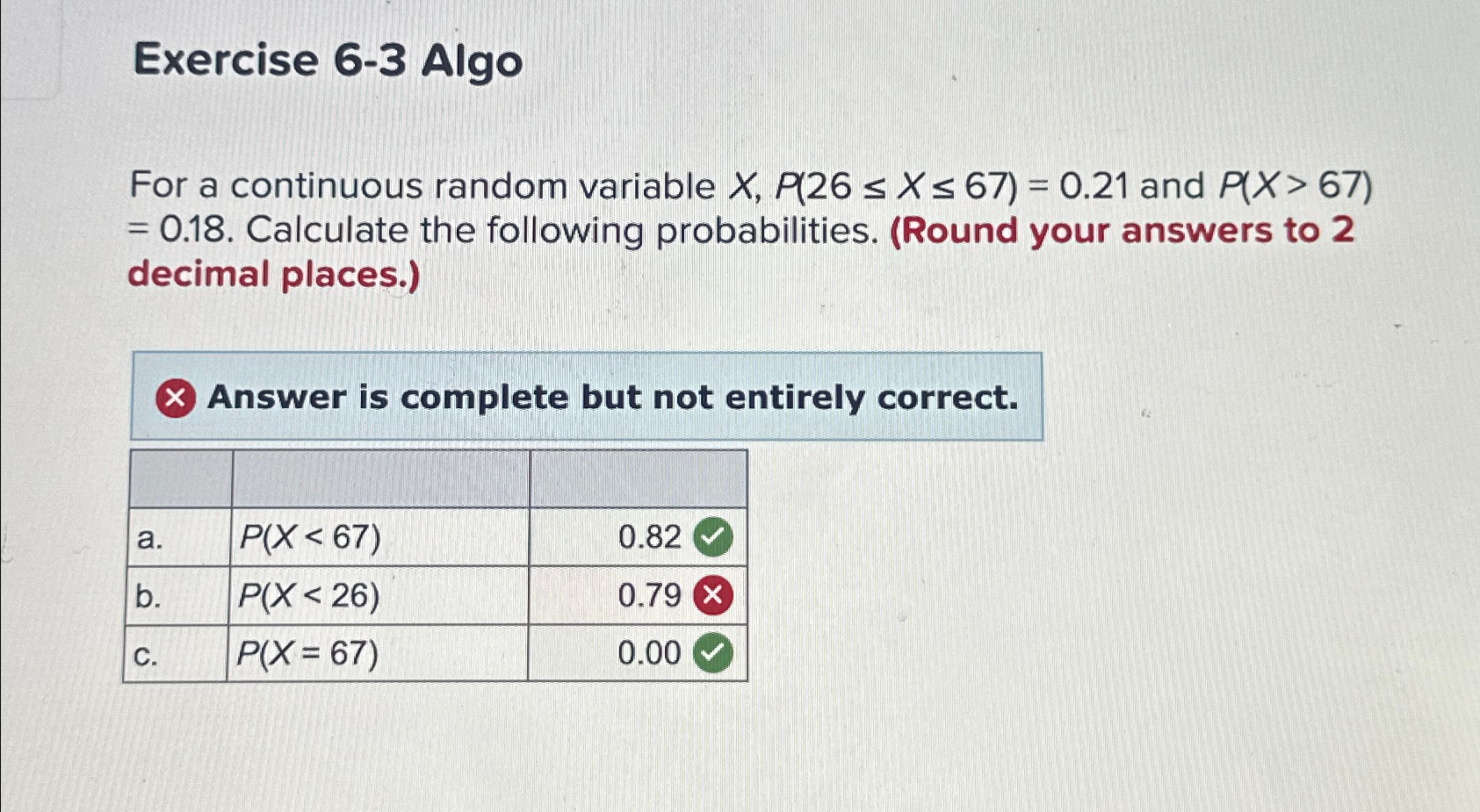 Solved Exercise 6 3 ﻿algofor A Continuous Random Variable