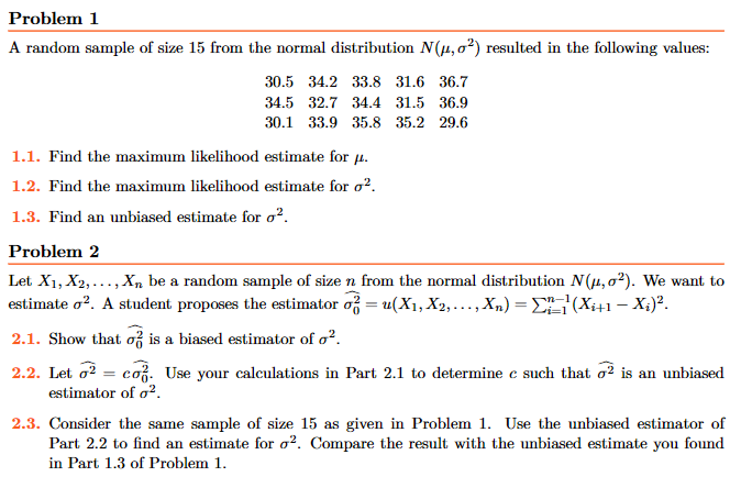 Solved Problem 1 ﻿answers are | Chegg.com