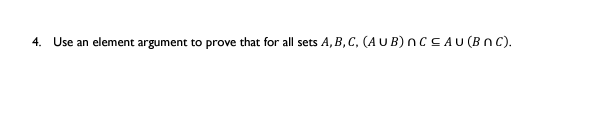Solved Use an element argument to prove that for all sets | Chegg.com Solved Use an element argument to prove that for all sets | Chegg.com