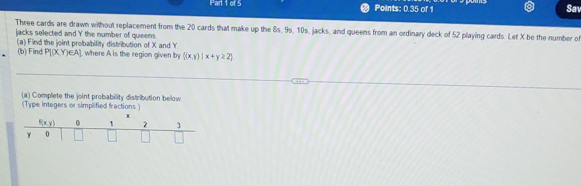 Solved Three cards are drawn without replacement from the 20 | Chegg.com