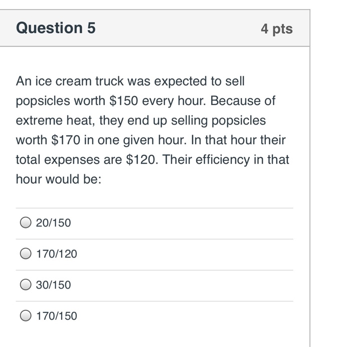 Solved Question 1 4 pts Because of double marginalization: O | Chegg.com