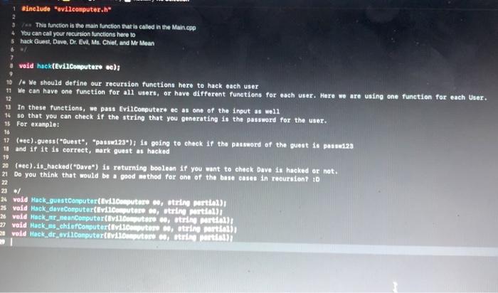 Password Cracking Topics Recursion Loops 