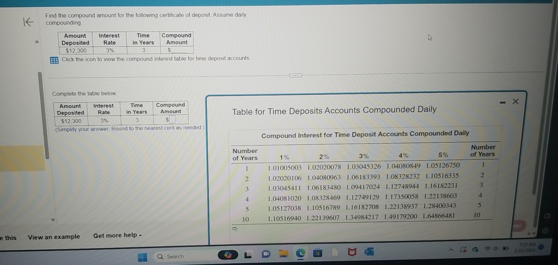 Solved Find the compound amount for the following | Chegg.com