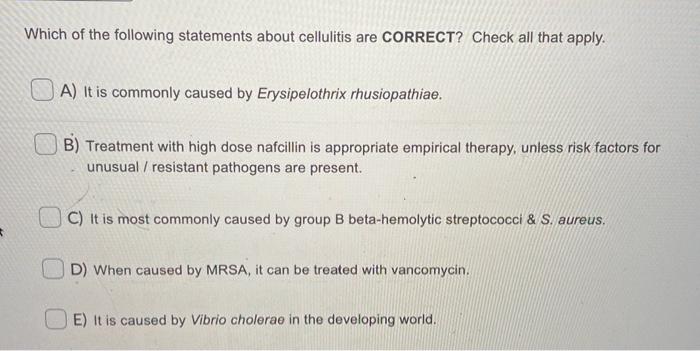 Solved Which of the following statements about syphilis are | Chegg.com