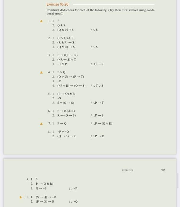 Solved Construct deductions for each of the following. (Try | Chegg.com