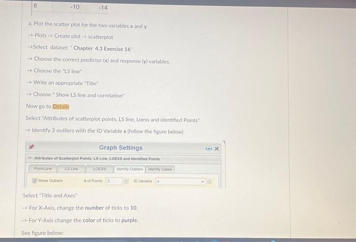Solved Exercise 16, section 4.3 Upload the dataset by | Chegg.com