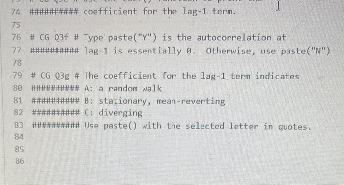 1 \# QUESTION θ… call in the data. \# CG Q0a \# Read | Chegg.com