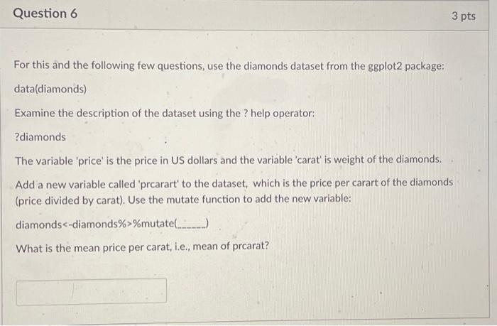 Solved For this and the following few questions, use the | Chegg.com