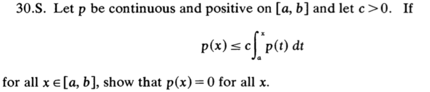 Solved 30.S. ﻿Let p ﻿be continuous and positive on a,b ﻿and | Chegg.com